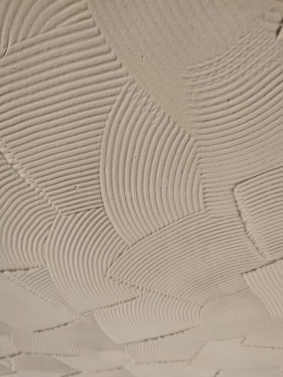 Textured Internal Circles Ceiling Finishes. Stock Image - Image of ...