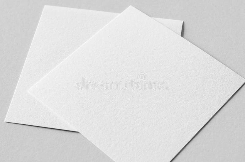 Textured Invitation Card or Flyer Mockup, Square Size Stock Photo ...