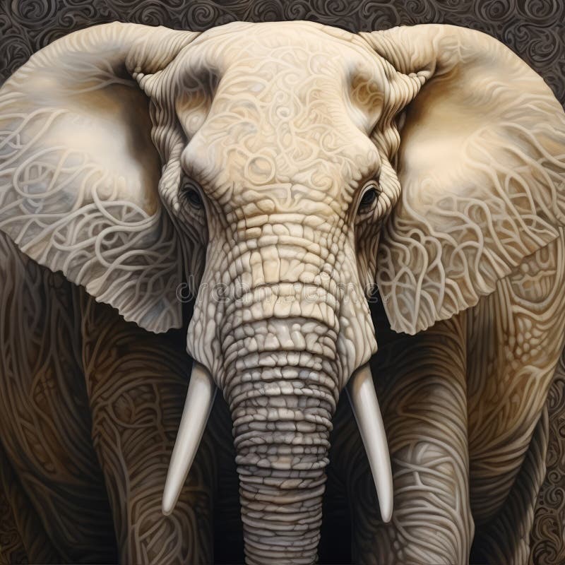 Pure Ivory Textured Picture with Higher Visibility at the Center Stock ...