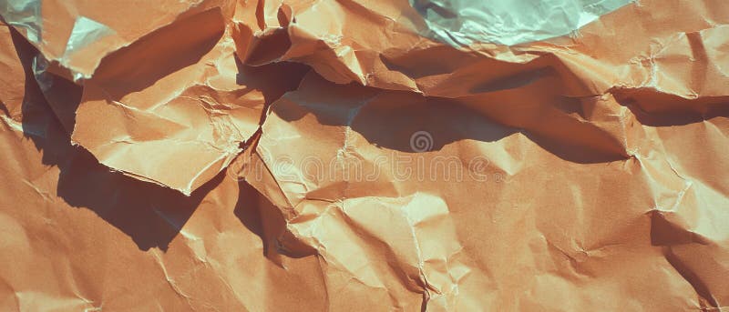 Textured Kraft Paper with Tears and Irregular Edges Showcasing a ...
