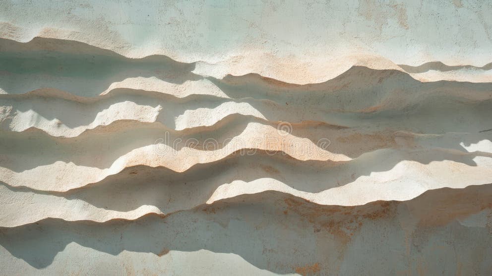 Textured Layered Clay Wall with Varied Patterns for Artistic Design ...