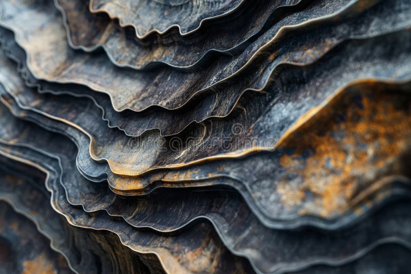 Textured Layers of Organic Matter Stock Image - Image of surface, dark ...