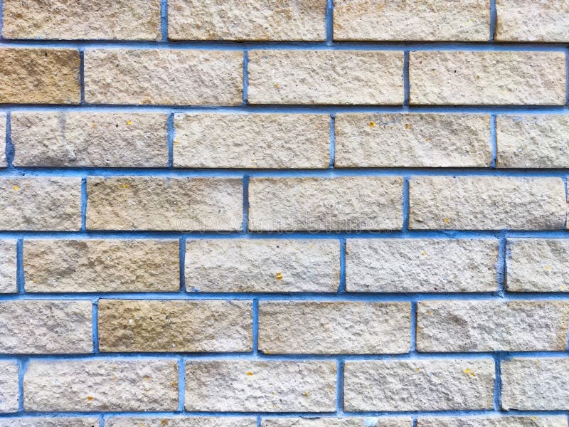 Textured Light-colored Brick Wall in a Modern Urban Setting Stock Photo ...