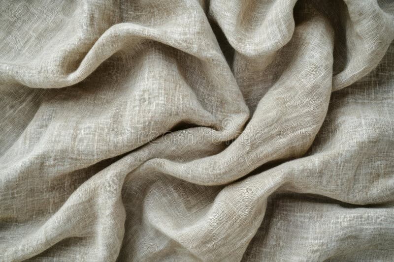 Textured Linen Fabric, Draped, Woven, Natural, Soft, Comfortable, and ...