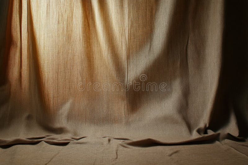 Textured Linen Fabric Studio Backdrop with Realistic Lighting for ...