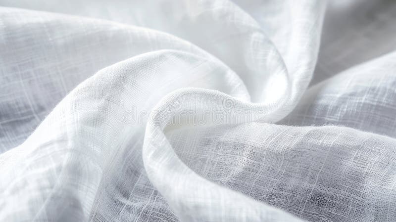 Textured Linen Fiber Fabric, White Woven Background Stock Image - Image ...