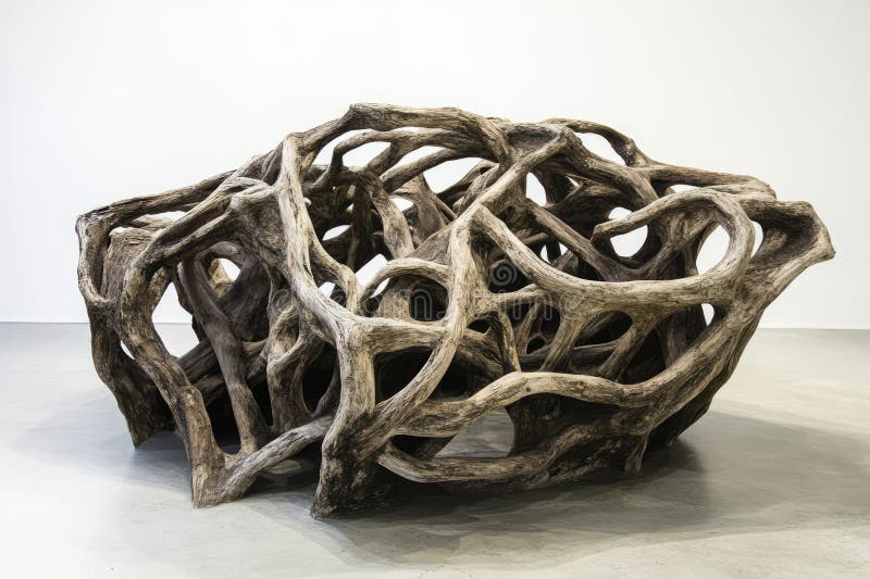 Textured Mangrove Root System, Interwoven Roots Forming a Dense ...