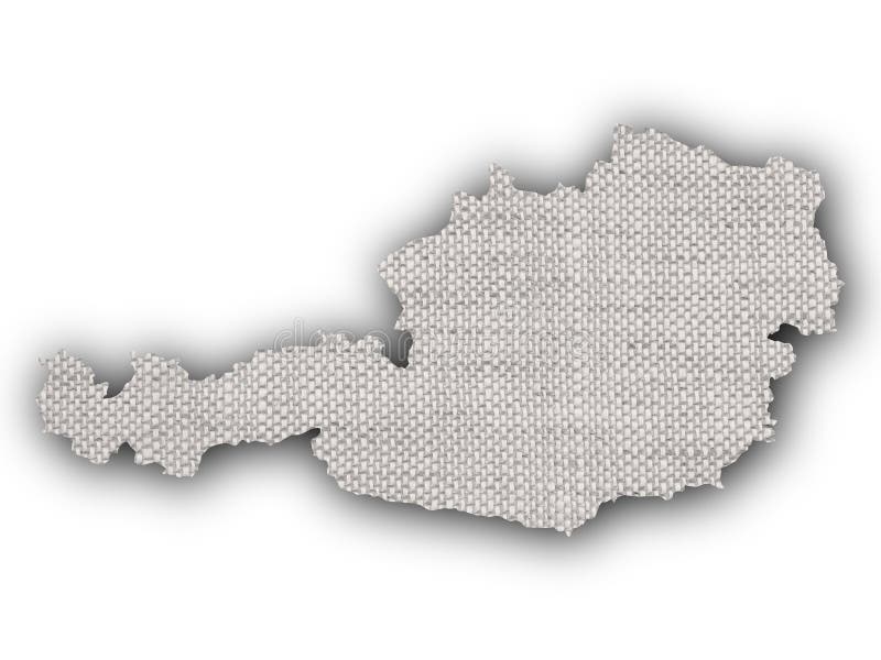 Textured Map of Austria in Nice Colors Stock Illustration ...