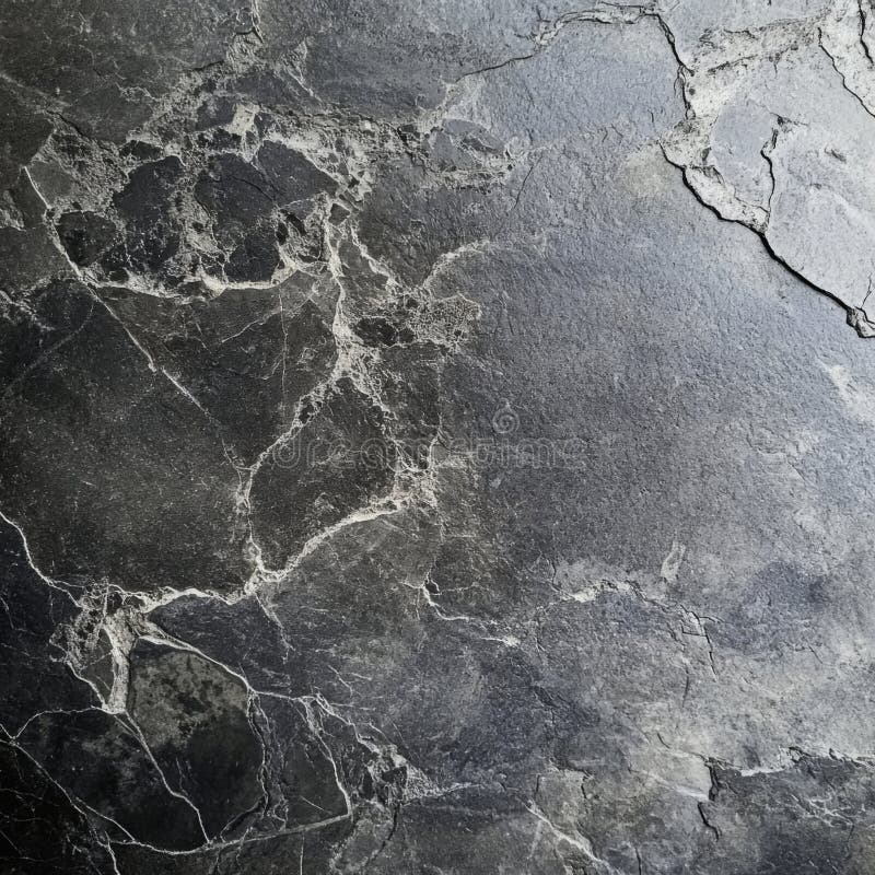 Textured Marble Surface with Natural Veining Patterns in Dark Grey ...