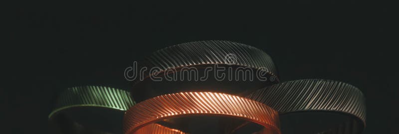 Textured Materials Showcase with Ribbed Rubber, Polished Obsidian, and ...