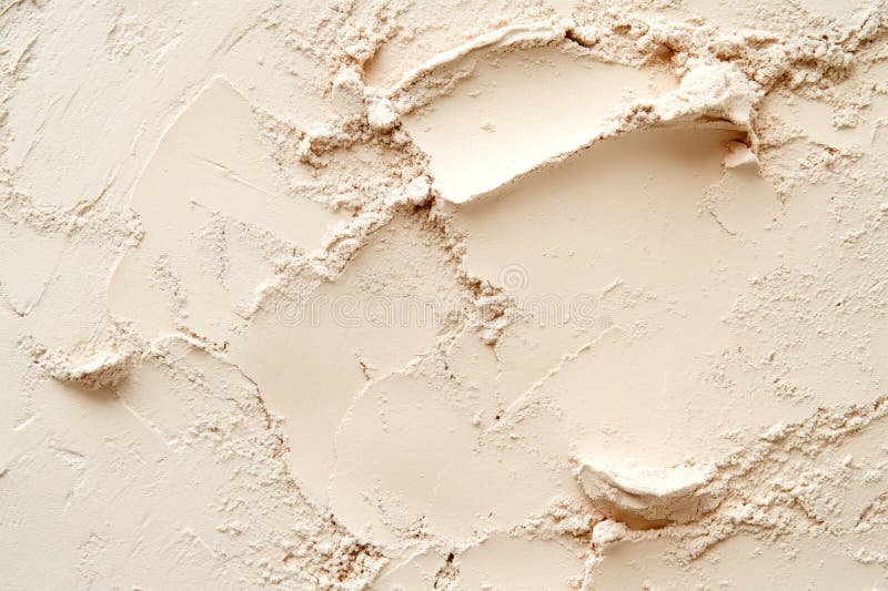 Textured Matte Powder Surface in Soft Beige Tones, Presenting a Fine ...