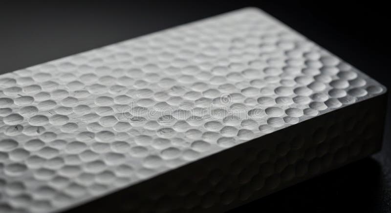 Textured Metal Surface with Dimples Stock Illustration - Illustration ...