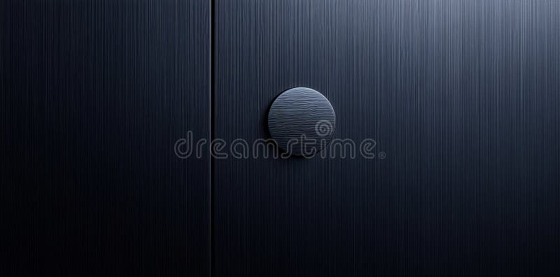 A Textured Metal Surface in a Modern Style, Featuring a Central Round ...