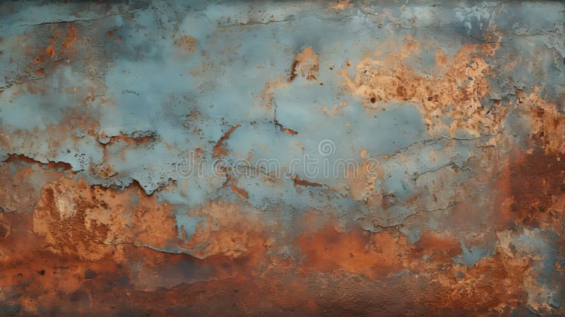 A Textured Metal Surface with Rust and Patina Stock Photo - Image of ...