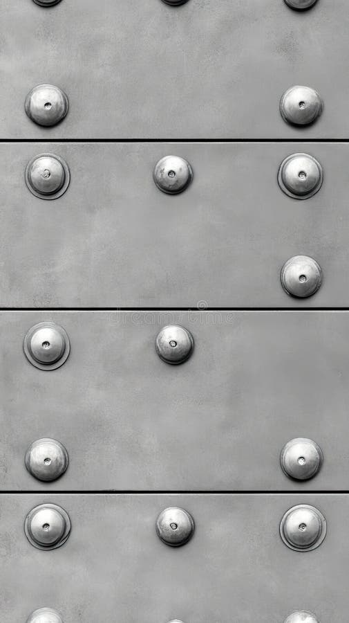 Textured Metal Wall with Large Tiles and Industrial Patterns, Featuring ...