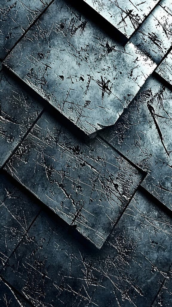 Textured Metallic Surface with Scratches and Marks Stock Illustration ...