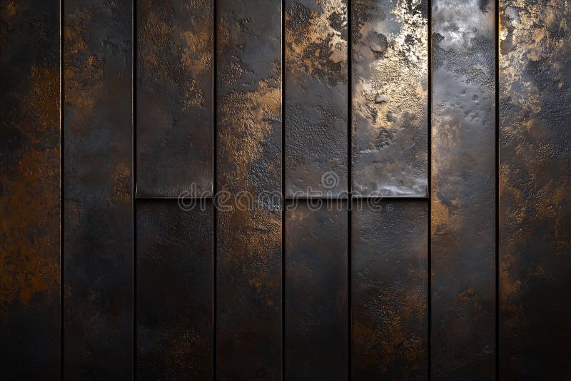 Textured Metallic Wall Paneling Stock Illustration - Illustration of ...