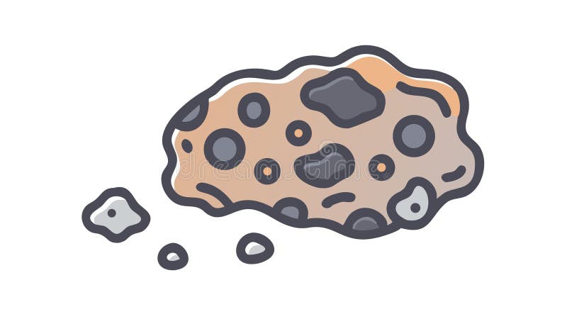 Textured Meteorite Space Rock Illustration Vector, Vector Design ...