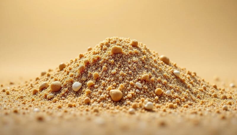 Textured Mound of Dry Beach Sand, Pale Golden Hue , Ocean, Golden ...