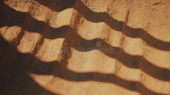 Textured Mud Wall with Deep Grooves and Unique Shadow Patterns Stock ...