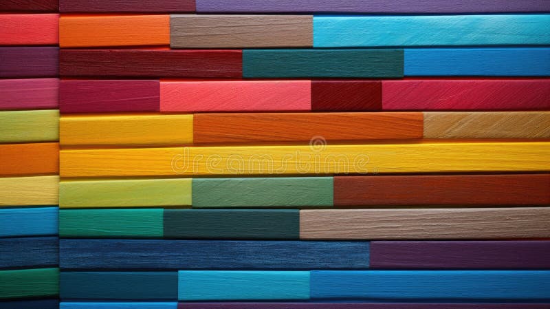 Textured Multicolored Stripes, Abstract Illustration Stock Illustration ...