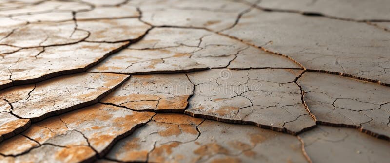 Textured Natural Surface with Cracked Layers of Earthy Tones Stock ...