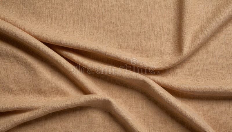 Textured Natural Tan Linen Fabric Background Stock Illustration ...