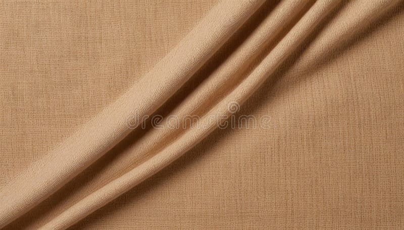 Textured Natural Tan Linen Fabric Background Stock Illustration ...