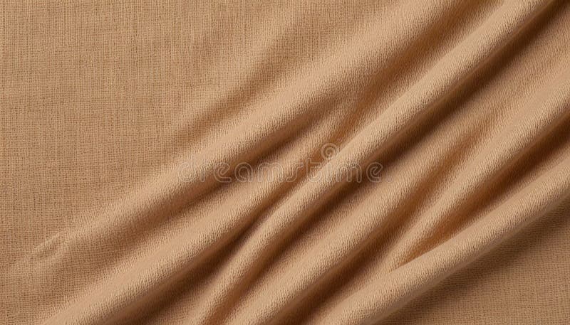 Textured Natural Tan Linen Fabric Background Stock Illustration ...