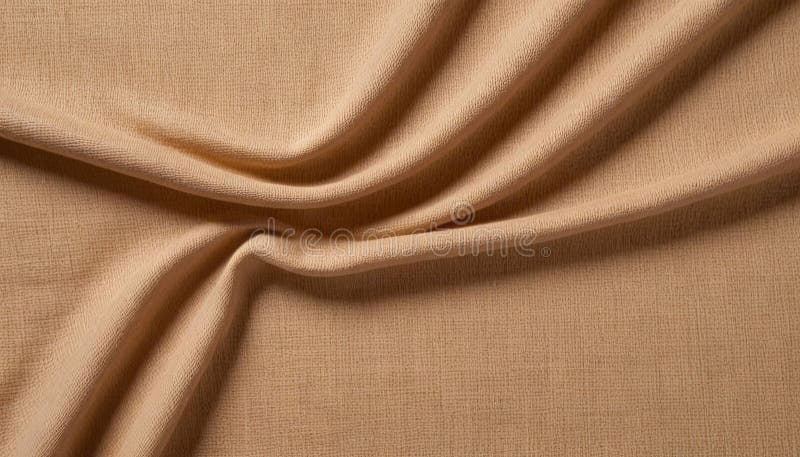 Textured Natural Tan Linen Fabric Background Stock Illustration ...