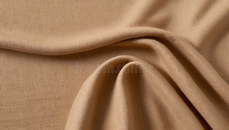 Textured Natural Tan Linen Fabric Background Stock Illustration ...