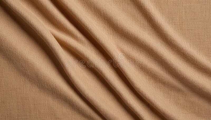 Textured Natural Tan Linen Fabric Background Stock Illustration ...