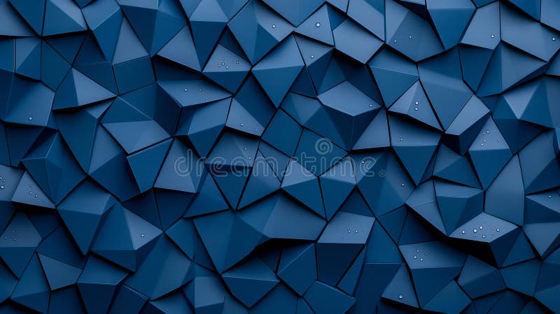 Textured Navy Blue Wall with Triangular Shapes and Water Droplets ...