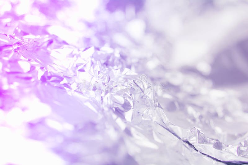 Textured Neon Background of Crumpled Metallic Shiny Foil Stock Image ...