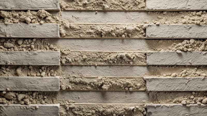 Textured Neutral Tone Architectural Surface Design Featuring Horizontal ...