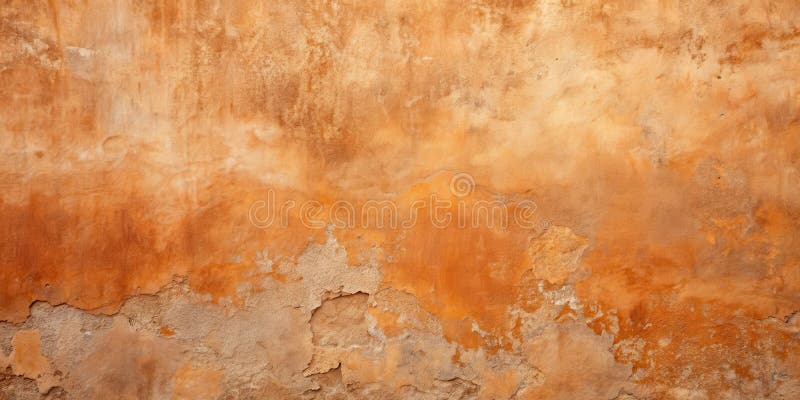 Textured Ochre Wall a Background of Aged Plaster with Irregular Surface ...