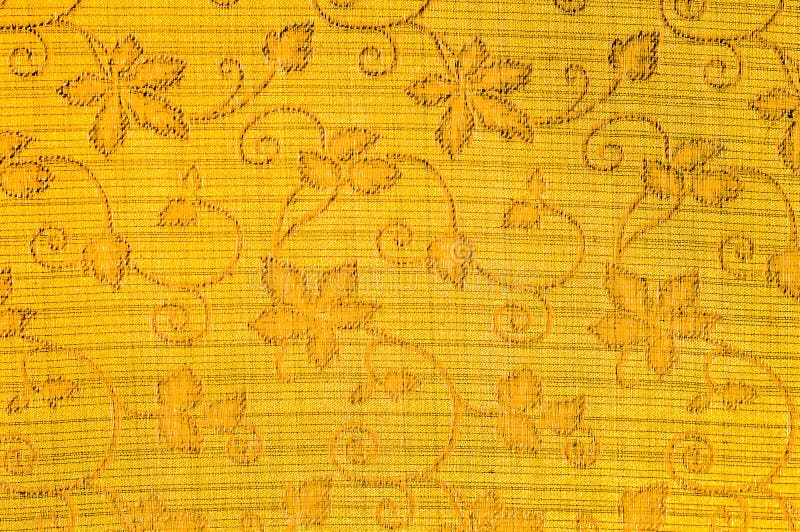 The Textured of Orange Color Cloth Stock Image - Image of abstract ...