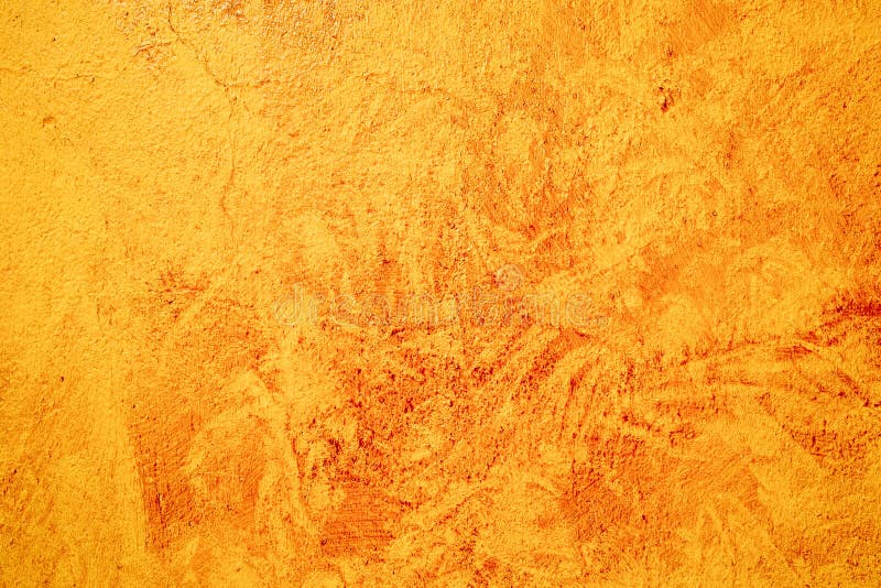 Textured Orange Painted Concreet Wall, Abstract Background Stock Photo ...