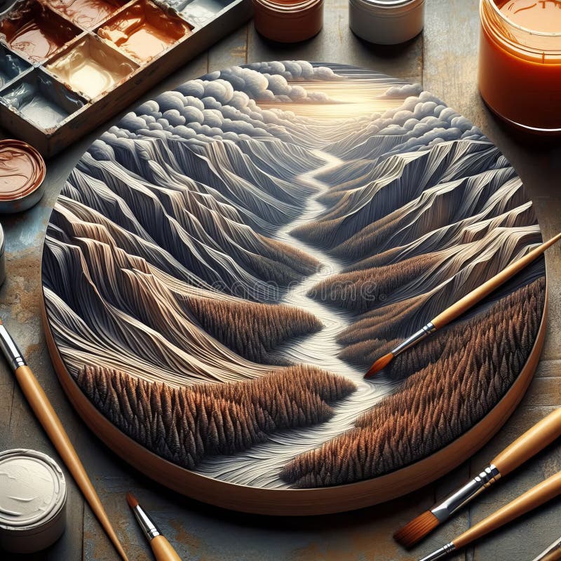 87 28 Textured Paint a Paint with Added Texture for Creating Ra Stock ...