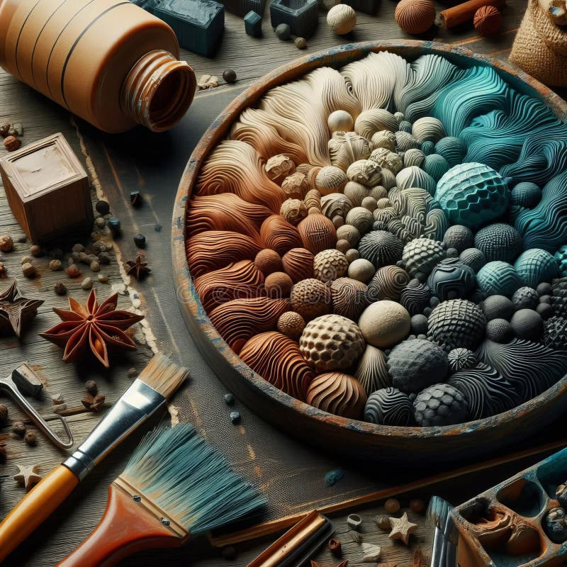 Textured Paint a Paint with Added Texture for Creating Raised O Stock ...