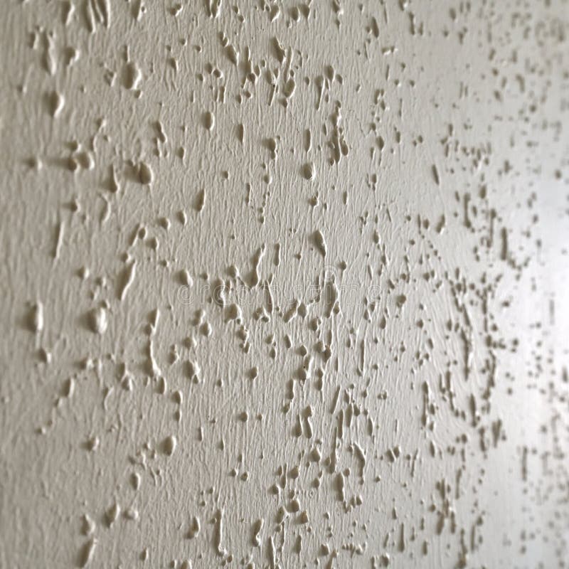Textured Paint for an Interior Wall Work Stock Image - Image of work ...