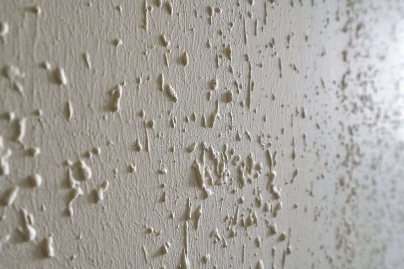 Textured Paint for an Interior Wall Work Stock Image - Image of pattern ...