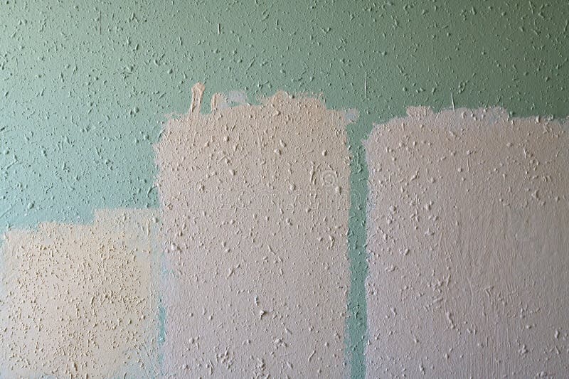 Textured Paint for an Interior Wall Work Stock Photo - Image of wall ...