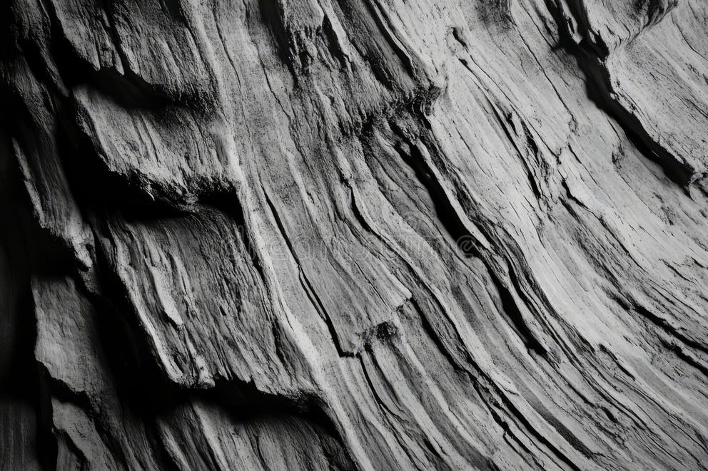 Textured Palm Tree Bark, Rough, Fibrous Layers Creating Vertical Ridges ...