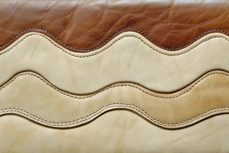 A Textured Panel in Brown Gypsum, Forming a Wavy, Three-dimensional ...