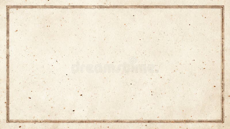 Textured Parchment with Ink Border and Central Empty Space Stock Photo ...