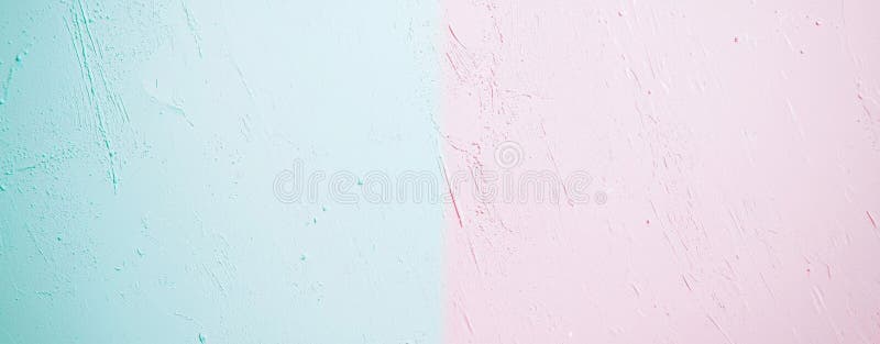 Textured Pastel Pink and Turquoise Background Creating a Split Screen ...