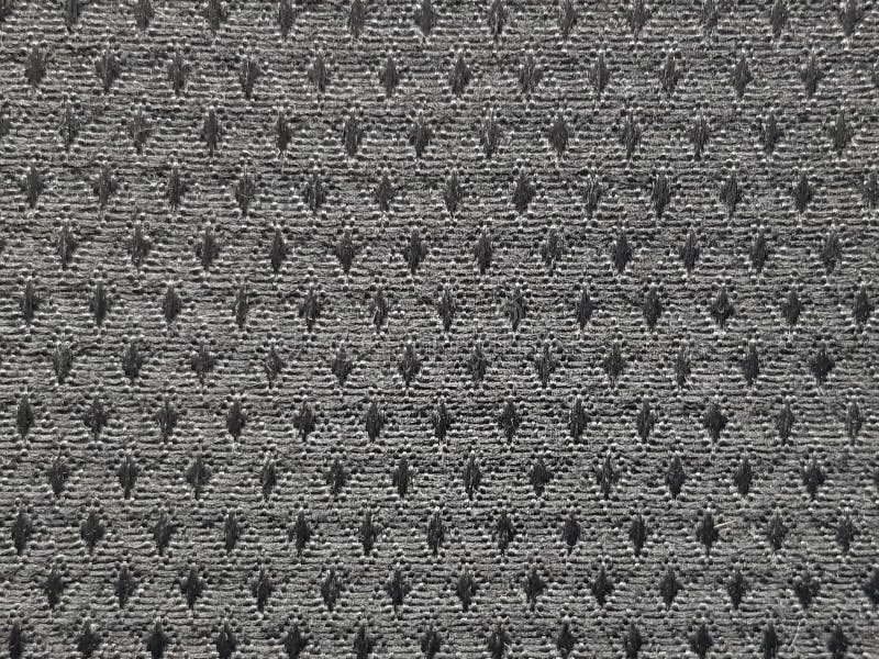 Textured Pattern in the Form of Lozenges of Gray Fabric. Weave Threads ...