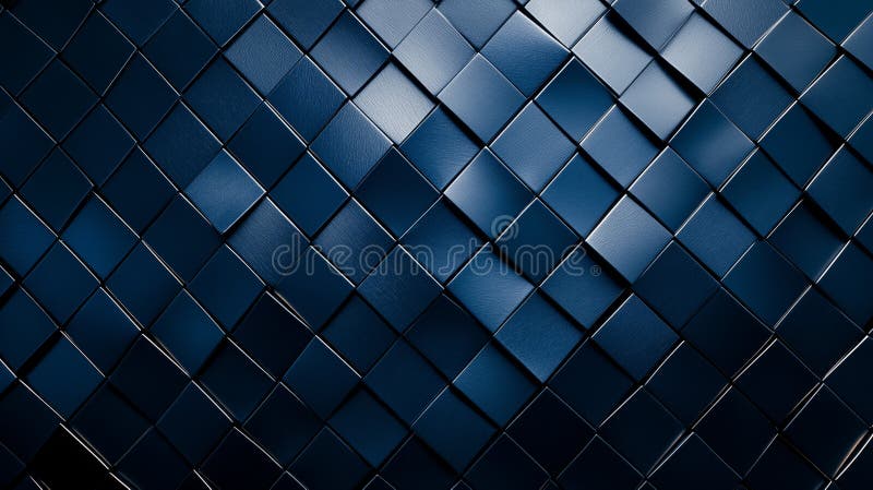 Textured Pattern of Interlocking Blue Squares Creates Modern and Sleek ...