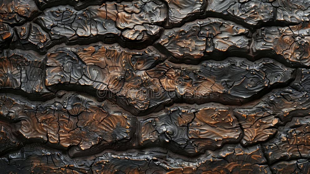 The Textured Pattern on a Plastic Panel Resembling Tree Bark with Rough ...